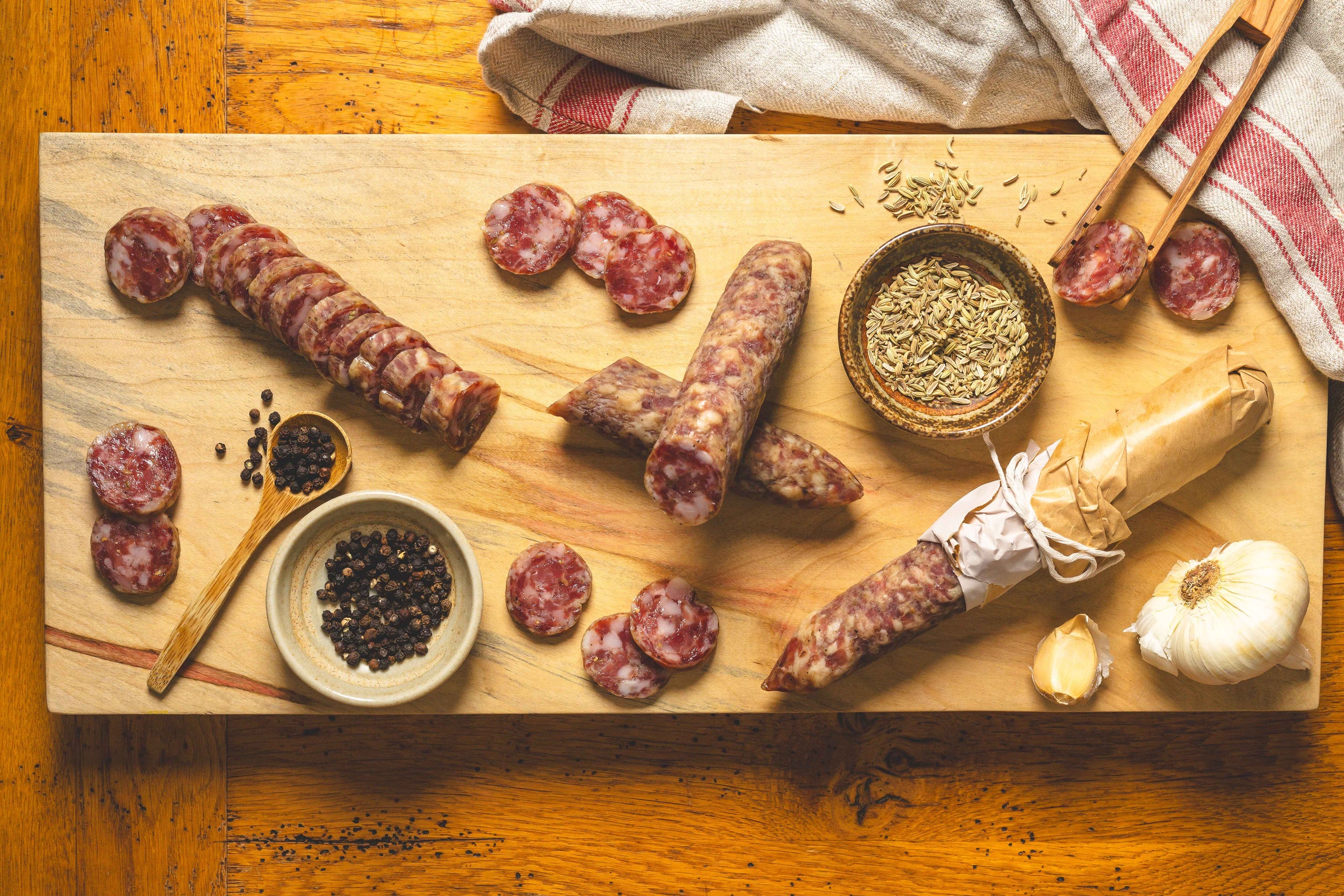 Dry-Cured Fennel & Black Pepper Salami | Firsthand Foods
